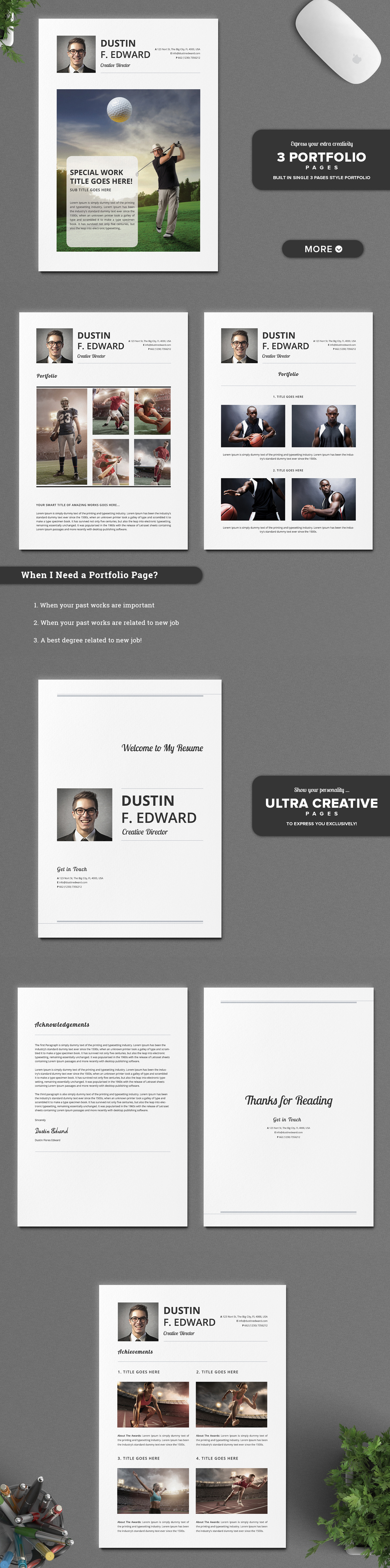 21 Timeless Resume CV Set No Icons ~ Resume Templates on Creative Market