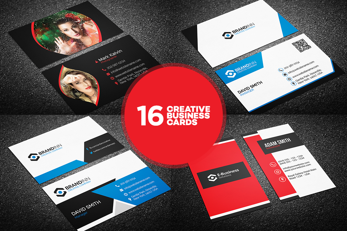 16 Creative Business Card Templates ~ Business Card Templates on ...