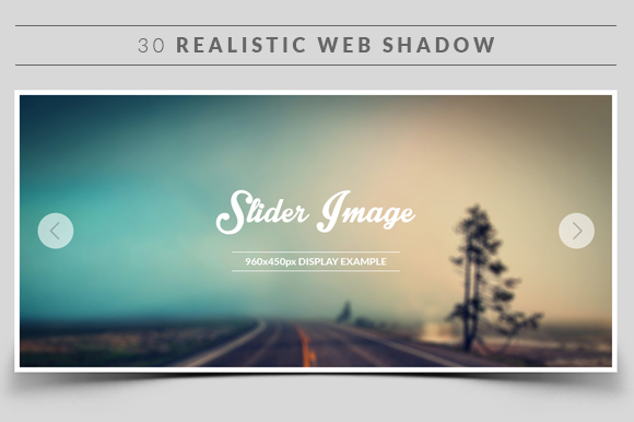 Realistic Web Shadow ~ Web Elements on Creative Market