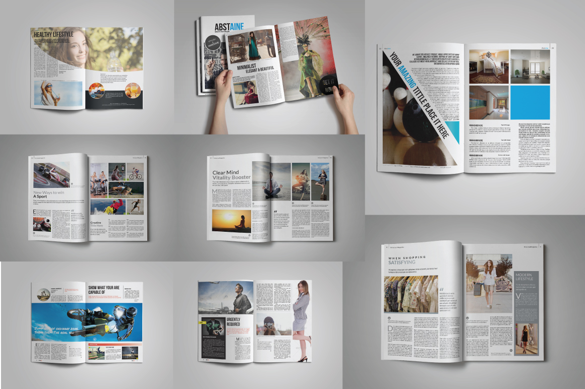 Magazine Bundle Vol. 02 ~ Magazine Templates on Creative Market