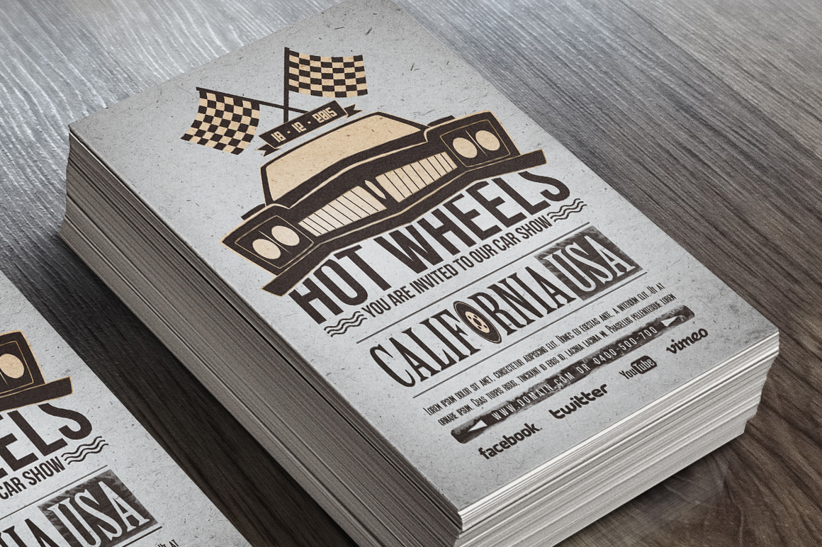 Car Show - Invitation ~ Invitation Templates on Creative Market