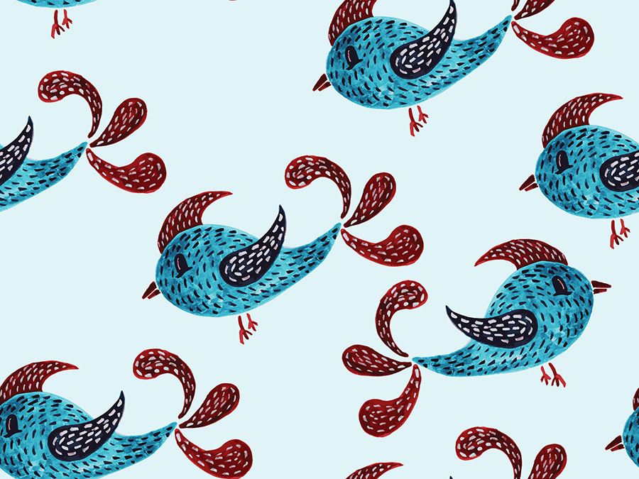 5 Spring Watercolor Patterns ~ Patterns on Creative Market