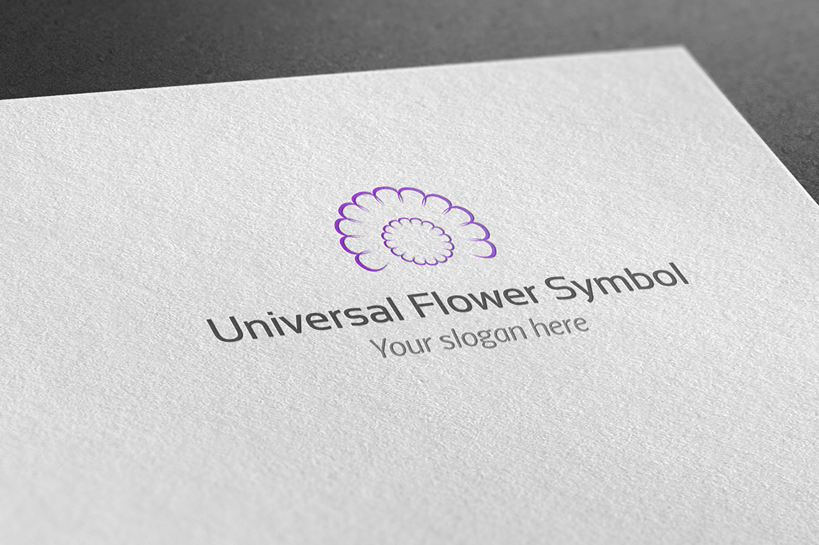 Universal Flower Symbol ~ Logo Templates on Creative Market