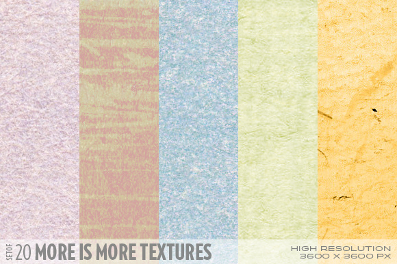 More is more textures vol.1 ~ Textures on Creative Market