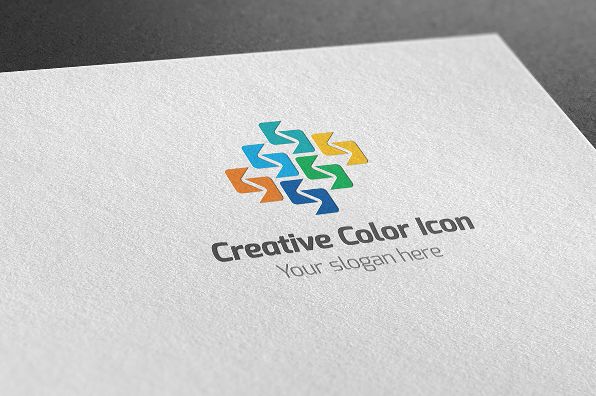Creative Color Icon Logo ~ Logo Templates on Creative Market