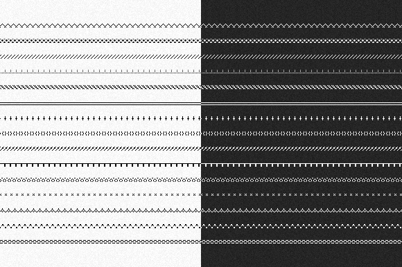 Pixel Dividers ~ Web Elements on Creative Market
