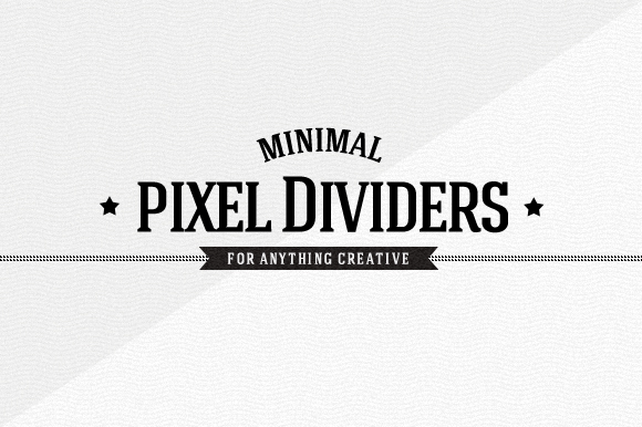 Pixel Dividers ~ Web Elements on Creative Market