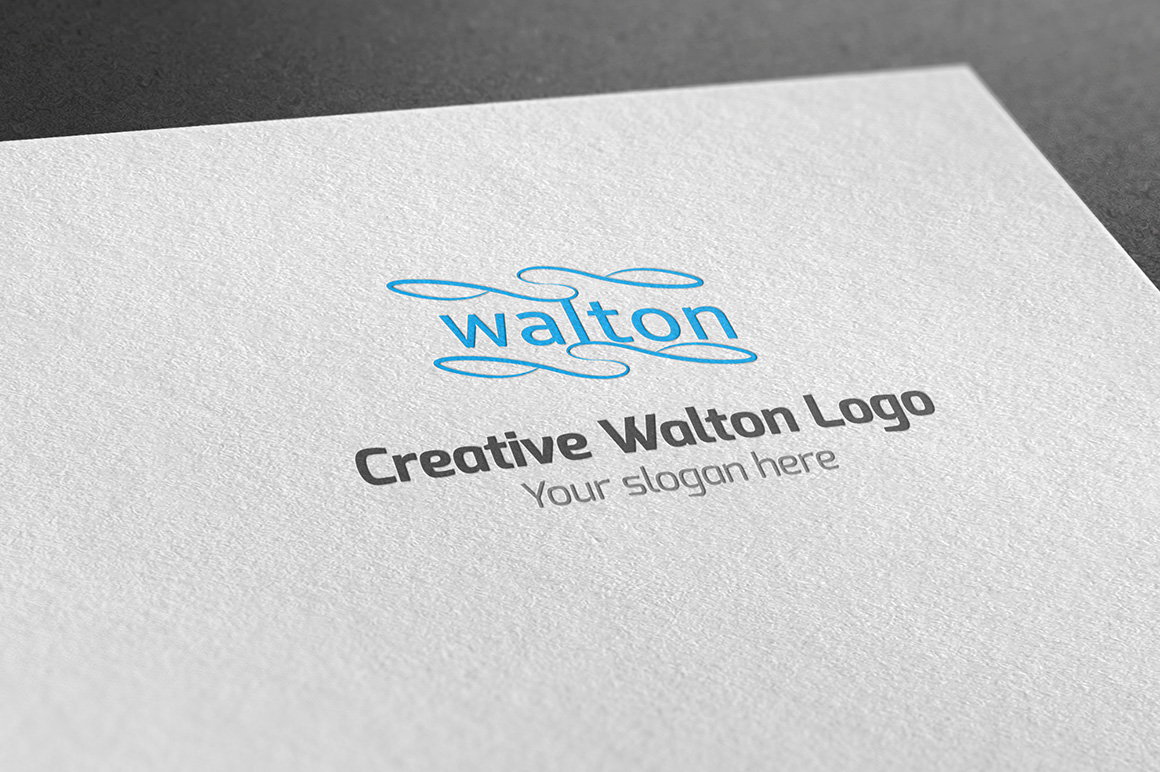 Creative Walton Logo ~ Logo Templates on Creative Market