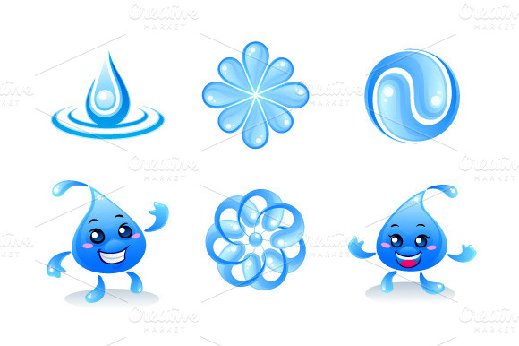 Water Element Symbols ~ Objects on Creative Market