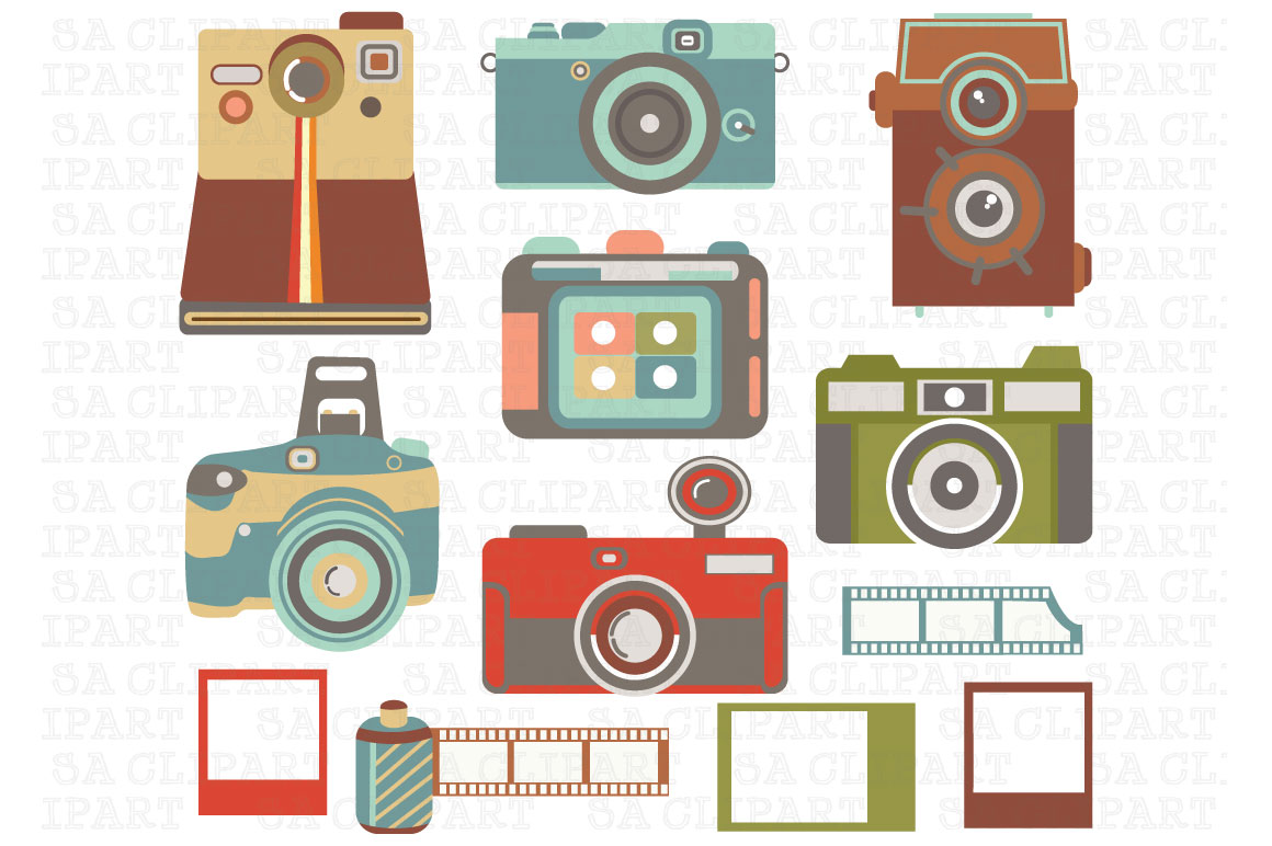 Vintage Camera ClipArt ~ Illustrations on Creative Market