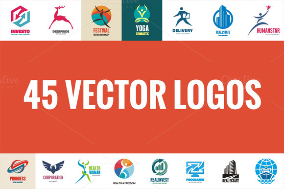 45 Creative Vector Logos ~ Logo Templates on Creative Market