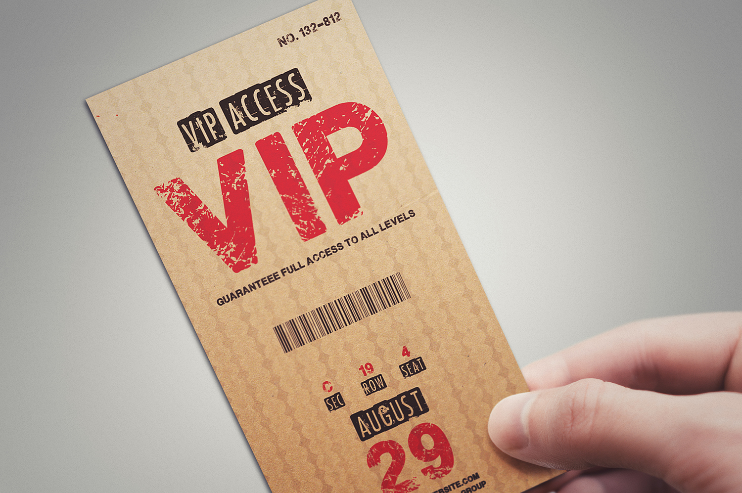 Elegant vintage VIP PASS ~ Card Templates on Creative Market
