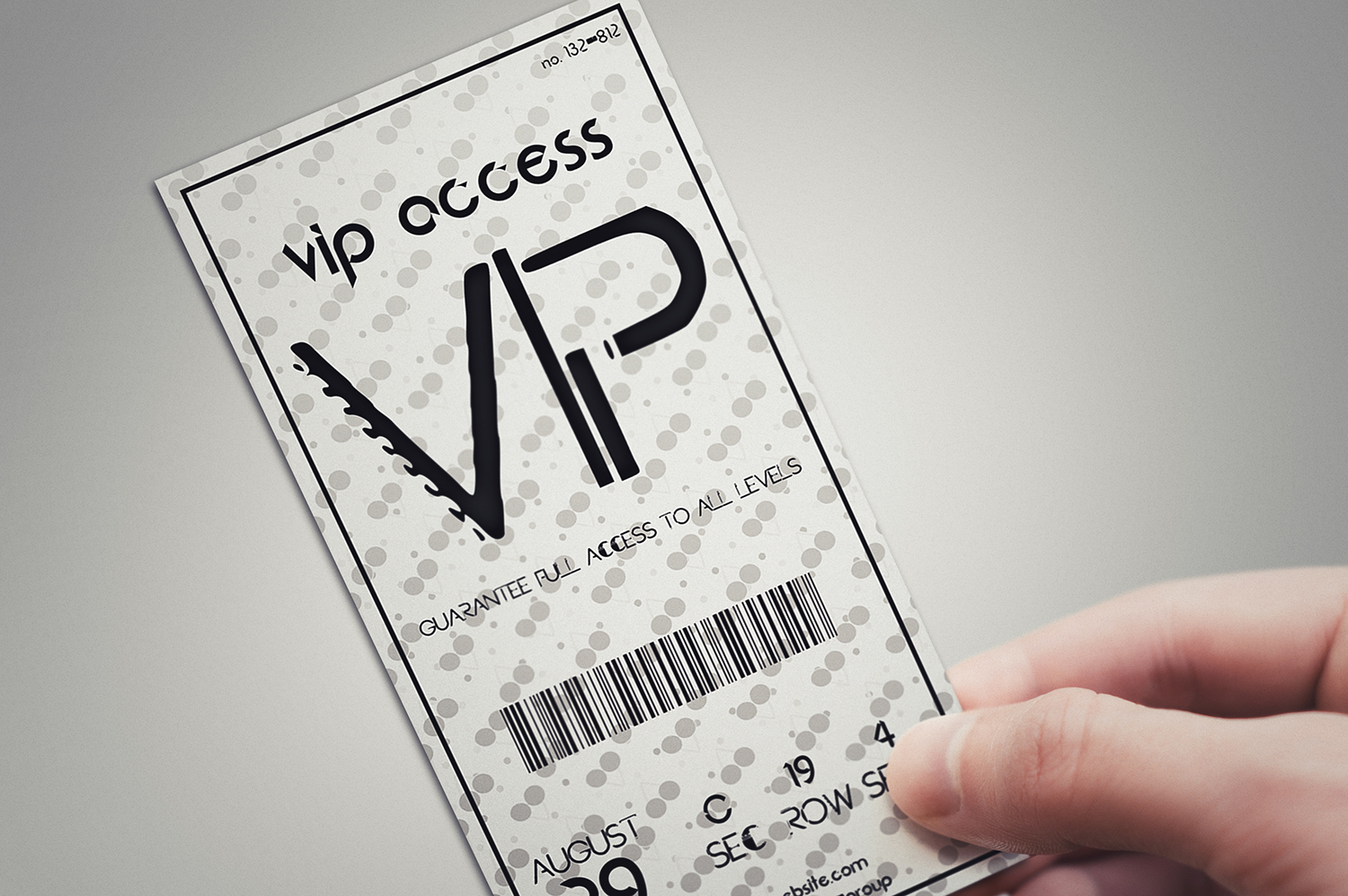 Elegant simple VIP PASS card ~ Card Templates on Creative Market