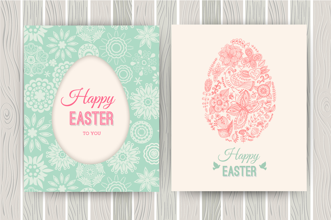 Easter cards ~ Illustrations on Creative Market