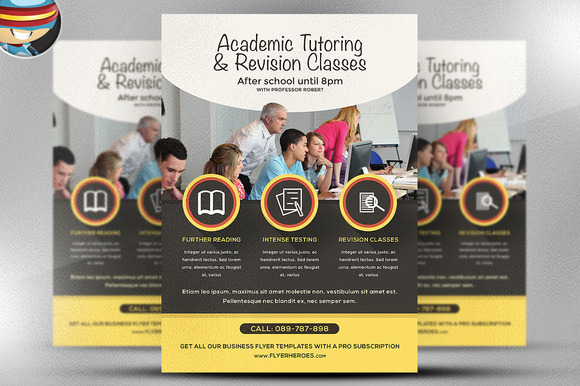 Academic Studies Flyer Template ~ Flyer Templates on Creative Market