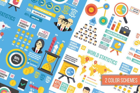 Create Your Own Infographics with These 65 Templates ~ Creative Market Blog