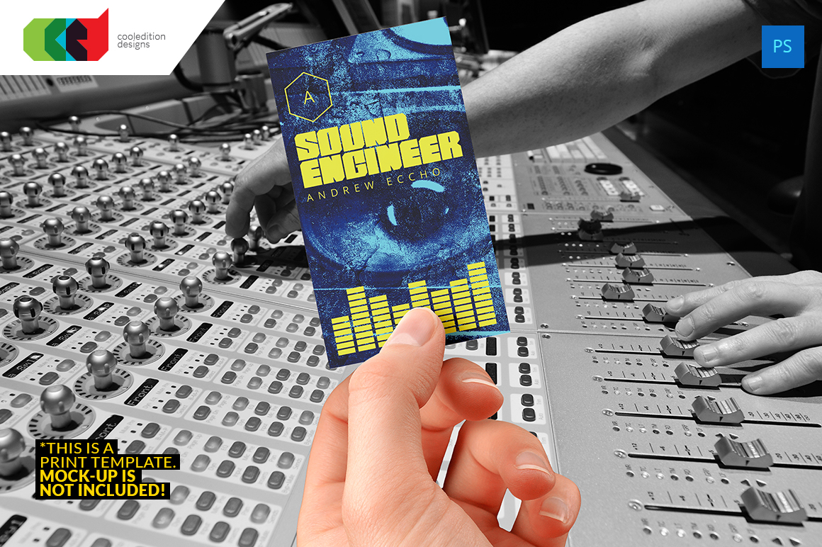 Sound Engineer - Business Card 47 ~ Business Card Templates on Creative ...