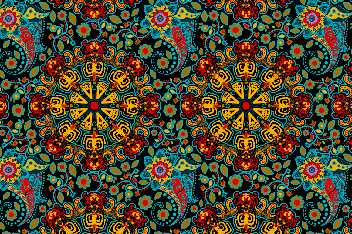 3 Ornamental Seamless Patterns ~ Patterns on Creative Market