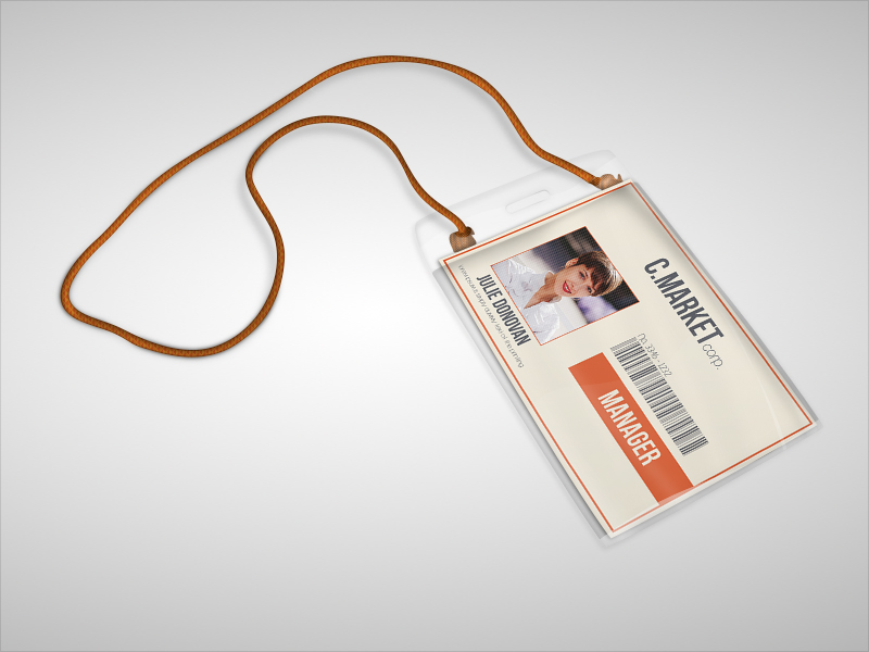 Multipurpose retro ID BADGE ~ Card Templates on Creative Market