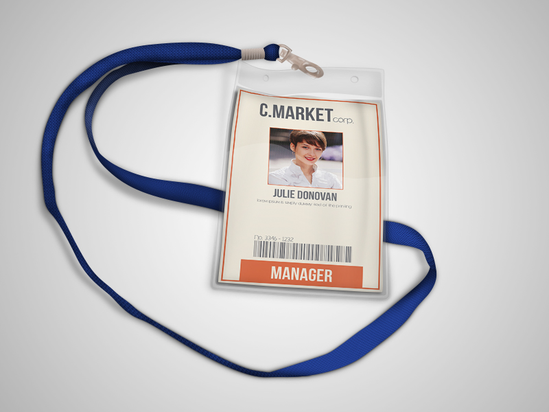 Multipurpose retro ID BADGE ~ Card Templates on Creative Market