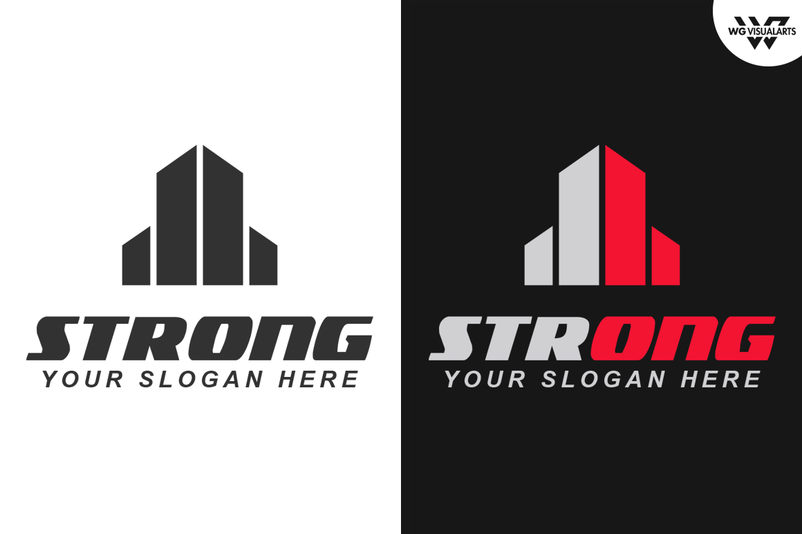 Strong Corporate Vector Logo ~ Logo Templates on Creative Market