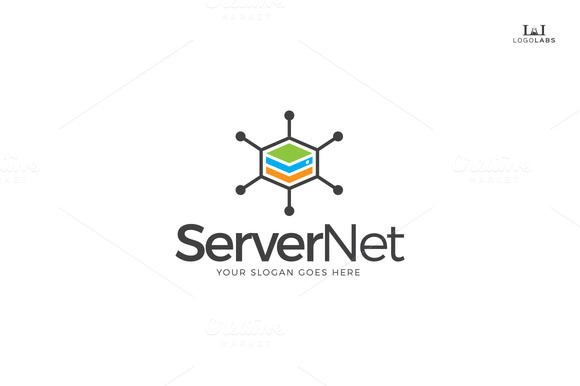 Server Net Logo ~ Logo Templates on Creative Market