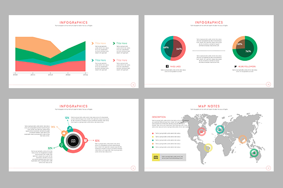 Business Powerpoint template II ~ Presentation Templates on Creative Market