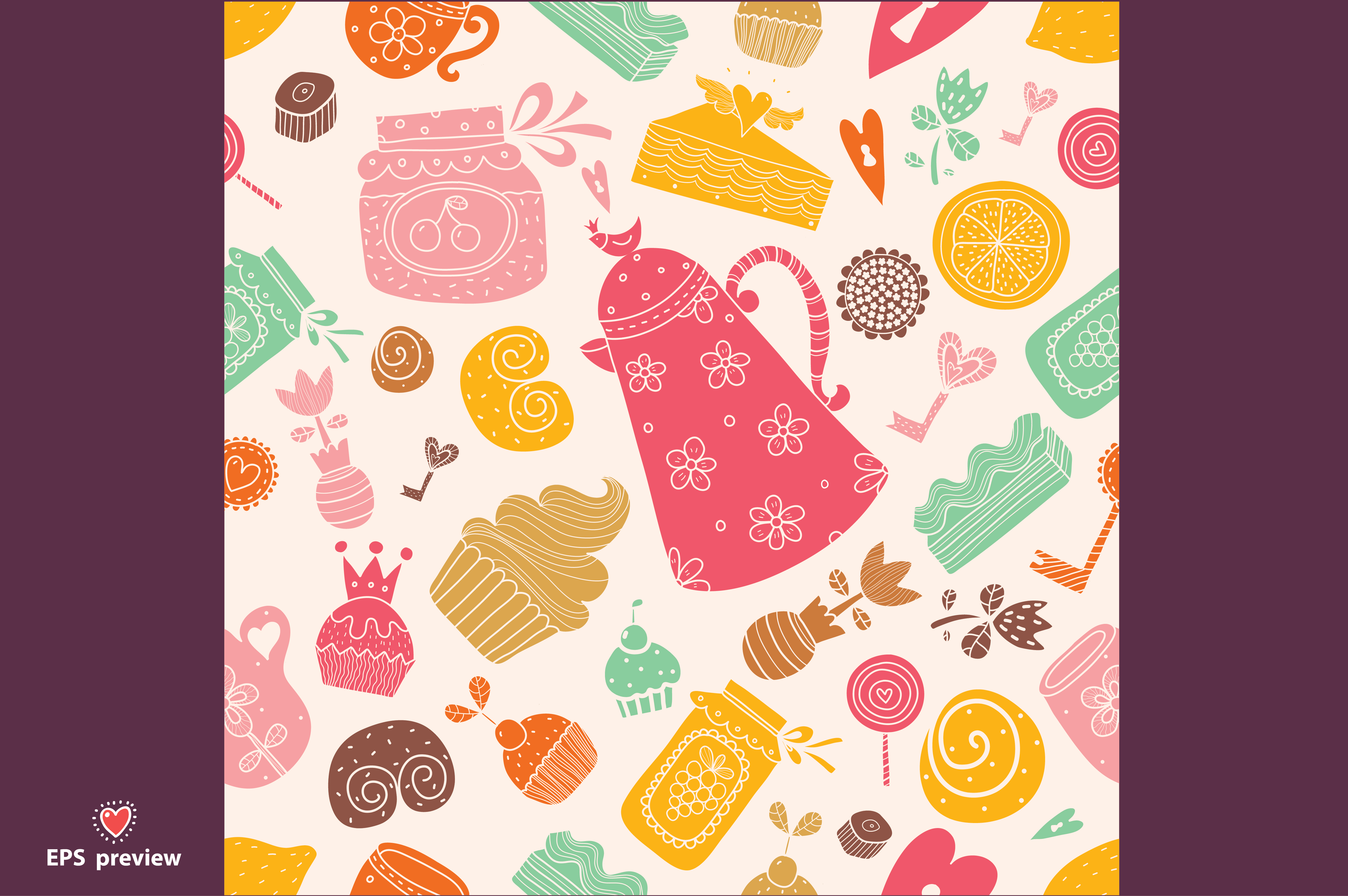 Tea time. ~ Graphics on Creative Market