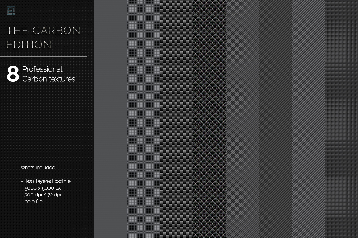 Carbon Textures ~ Textures on Creative Market