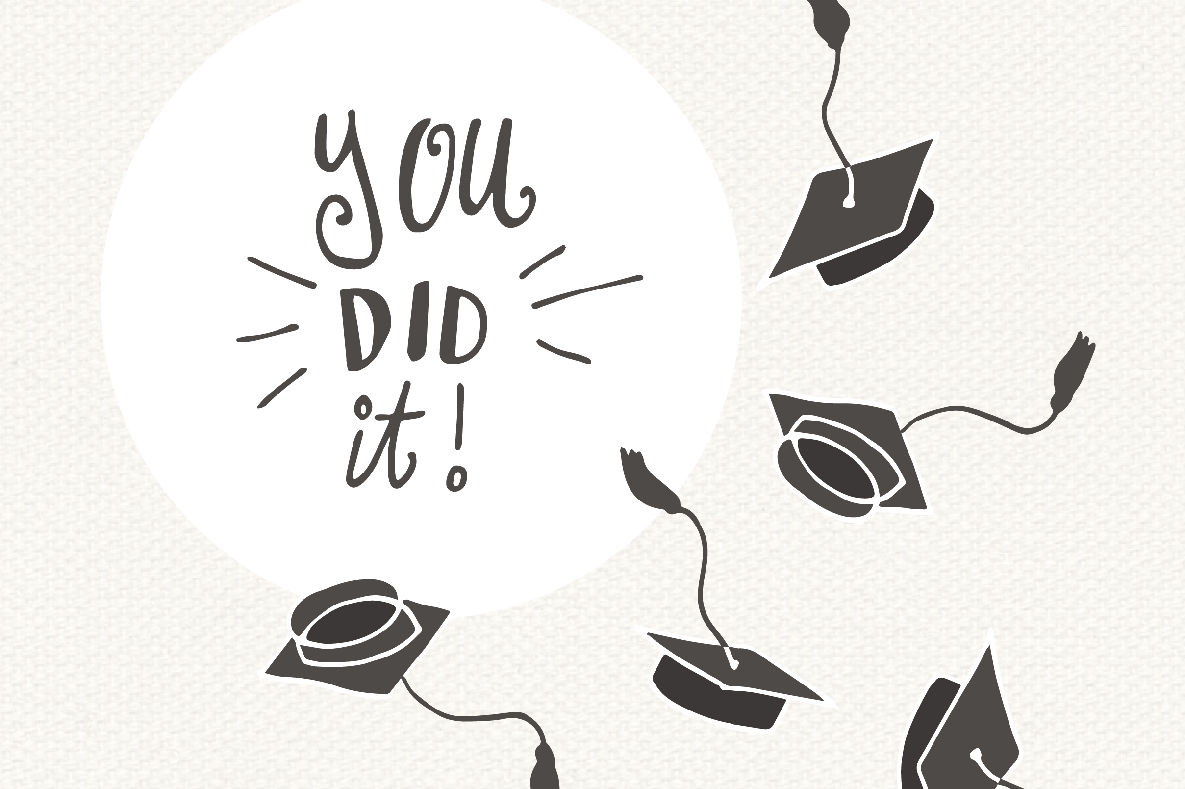 Graduation Overlays - Vector ~ Graphics on Creative Market