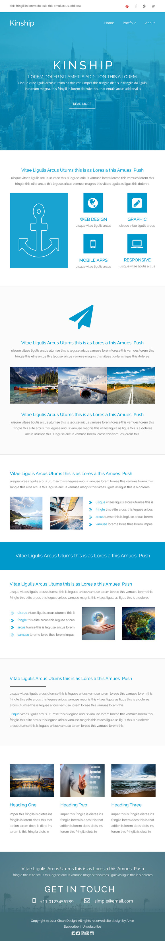 Kinship-Multiporpuse email template ~ Email Templates on Creative Market