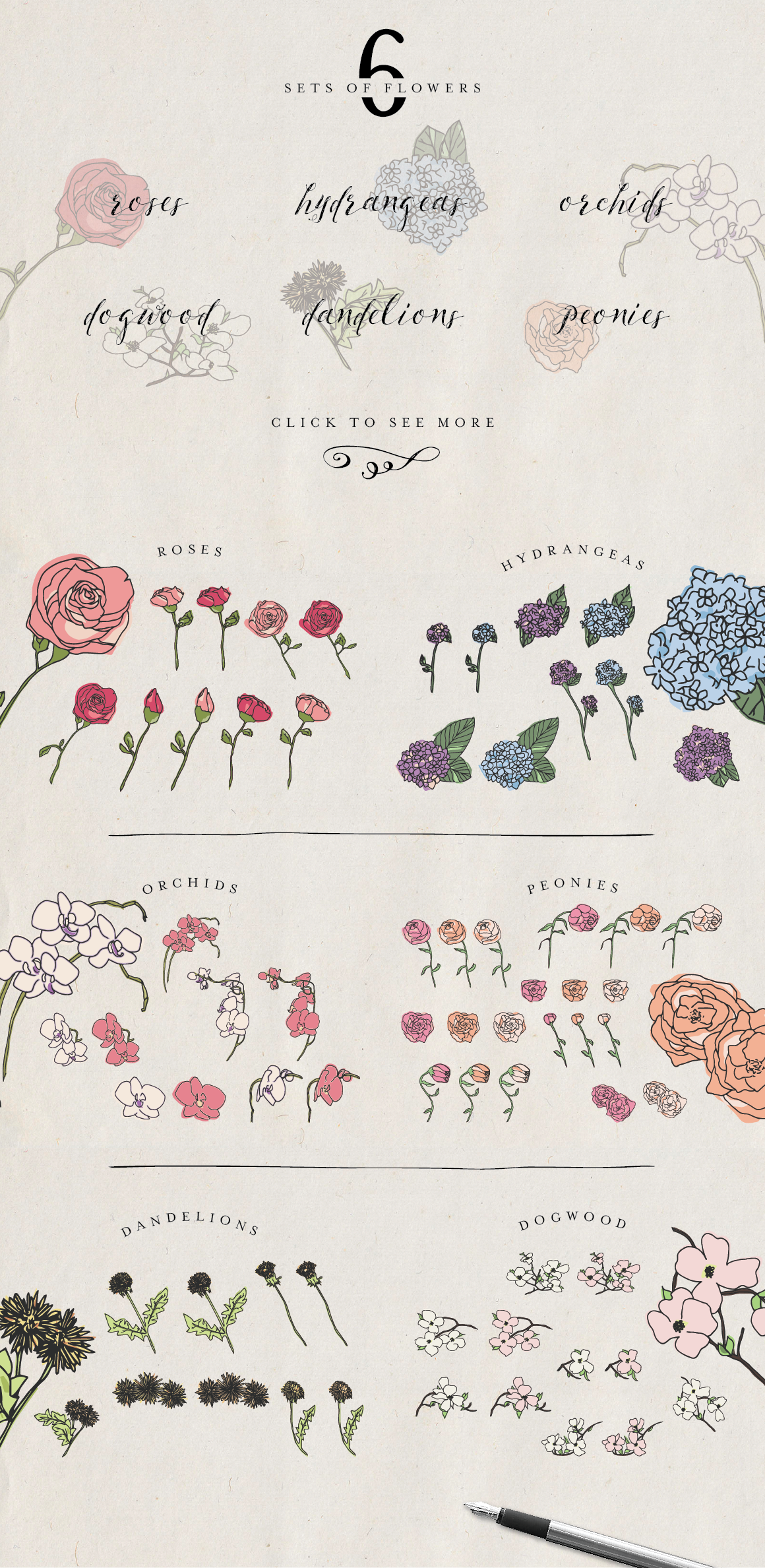 Spring Bundle ~ Illustrations on Creative Market