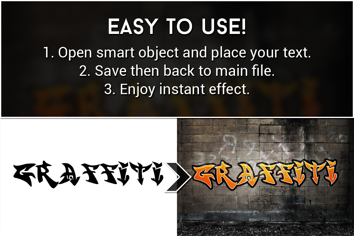 Graffiti Text Effects ~ Add-Ons on Creative Market