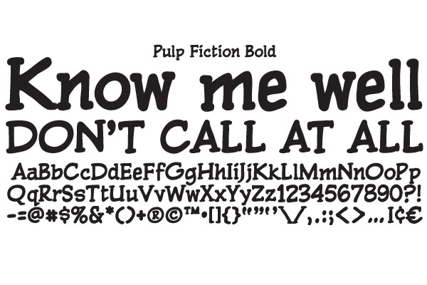 Pulp Fiction ~ Serif Fonts on Creative Market