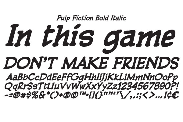 Pulp Fiction ~ Serif Fonts on Creative Market