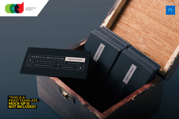 Dark - Business Card 55 ~ Business Card Templates on Creative Market