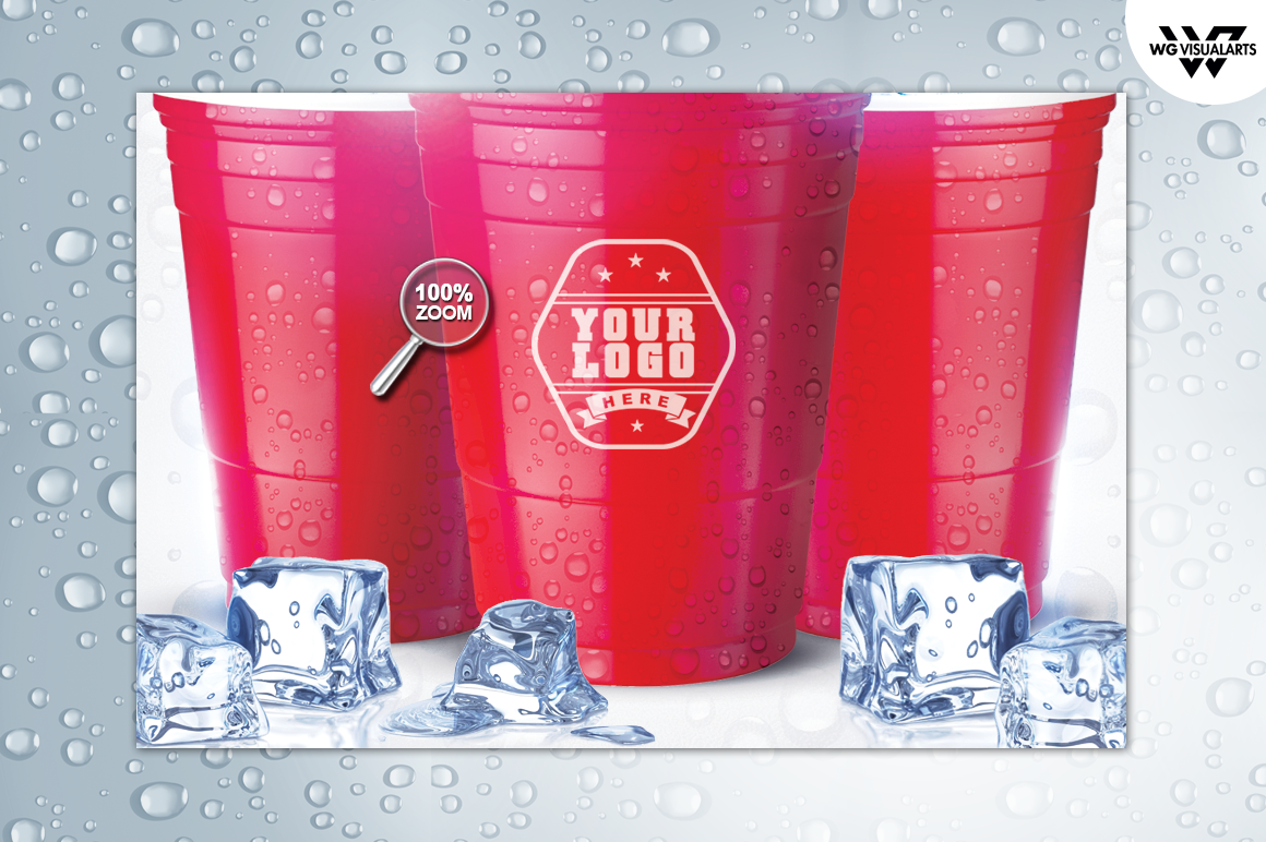 RED CUP Flyer Template ~ Flyer Templates on Creative Market