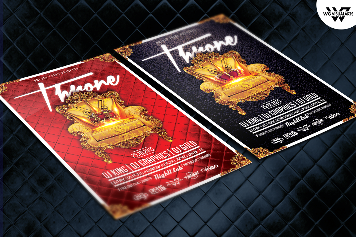 KING ROYAL Flyer Template ~ Flyer Templates on Creative Market