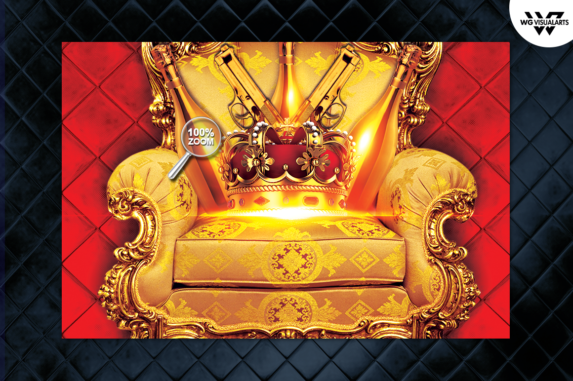 KING ROYAL Flyer Template ~ Flyer Templates on Creative Market