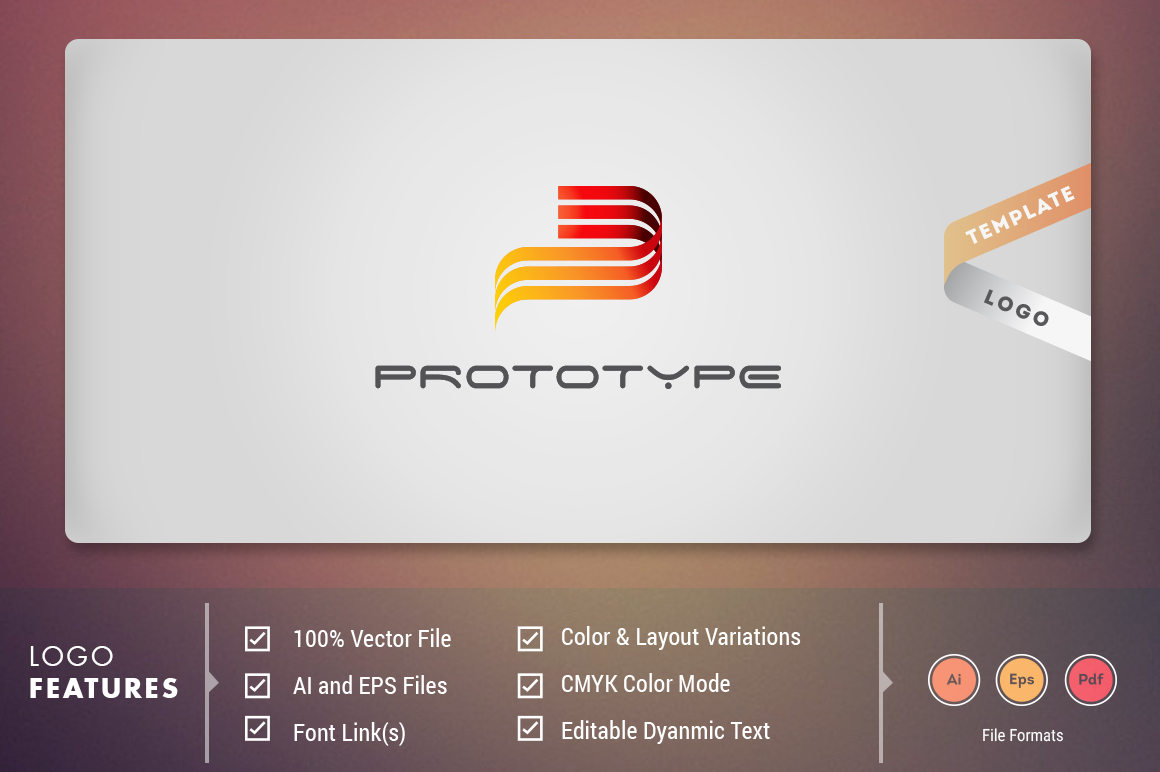 Prototype ~ Logo Templates on Creative Market