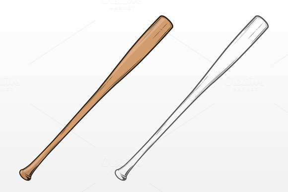 Baseball Bat ~ Objects on Creative Market
