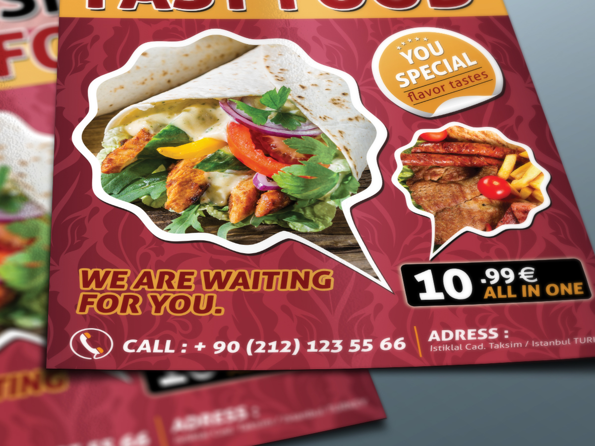 Turkish Food Flyer ~ Flyer Templates on Creative Market