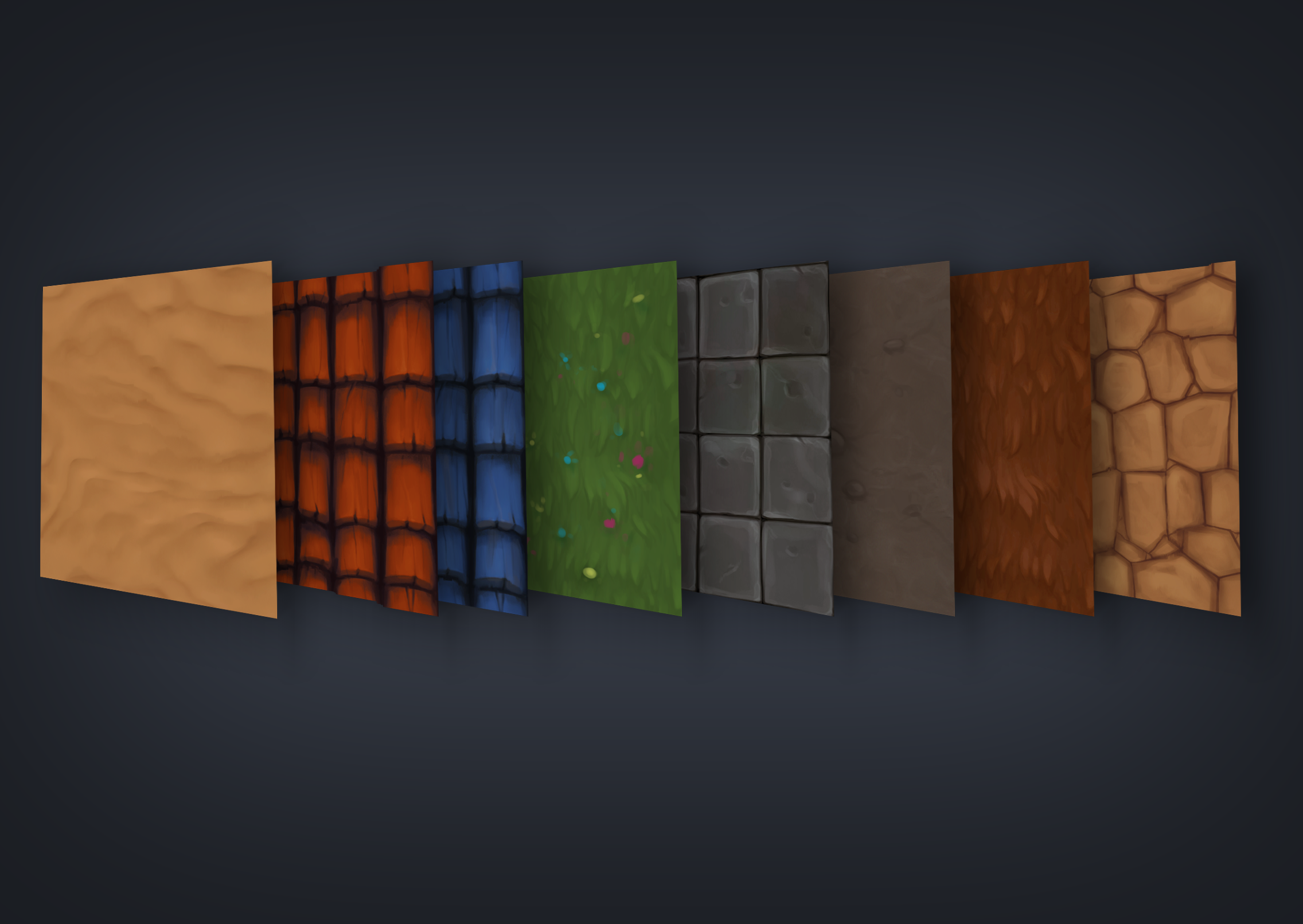 Hand Painted Textures ~ Textures & Materials on Creative Market