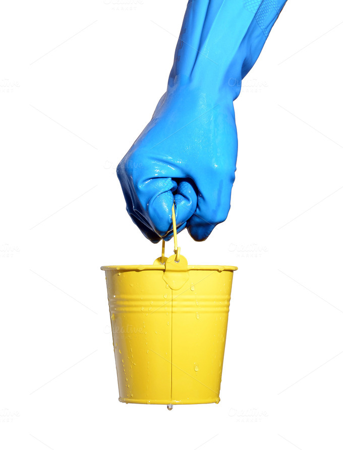 Yellow Bucket ~ People Photos on Creative Market