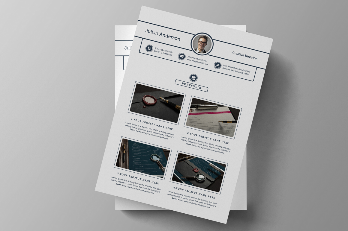 Super Clean Resume/CV - With MS Word ~ Resume Templates on Creative Market