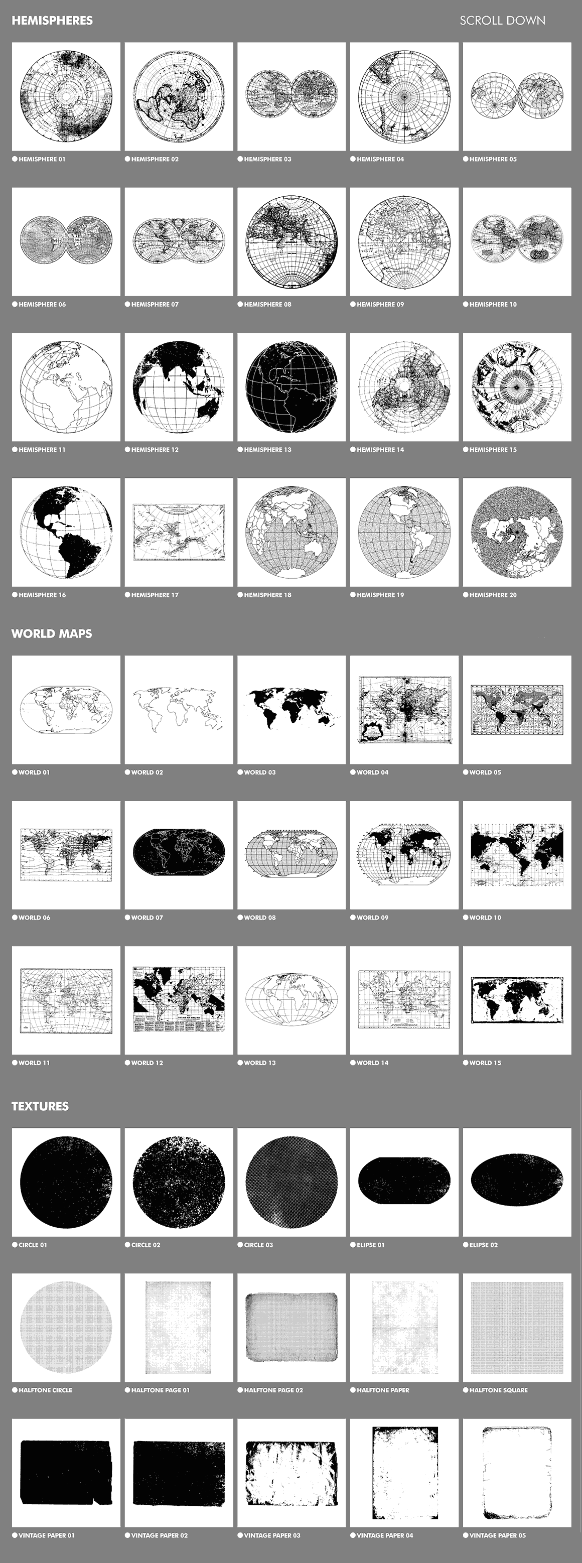 Vintage Maps, Charts & Textures ~ Textures on Creative Market