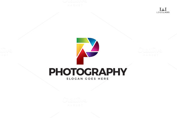 Photography - Letter P Logo ~ Logo Templates on Creative Market