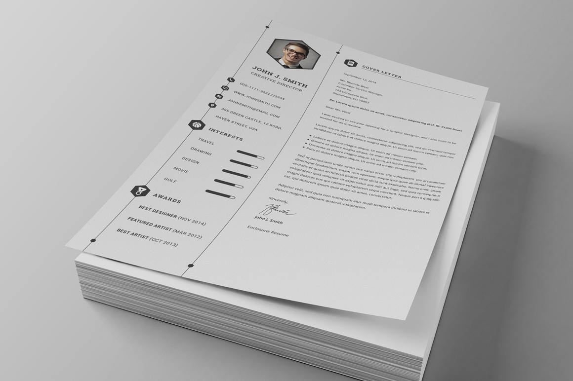 Smart Resume CV Set ~ Resume Templates on Creative Market