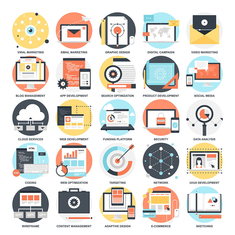 SEO and Development ~ Icons on Creative Market