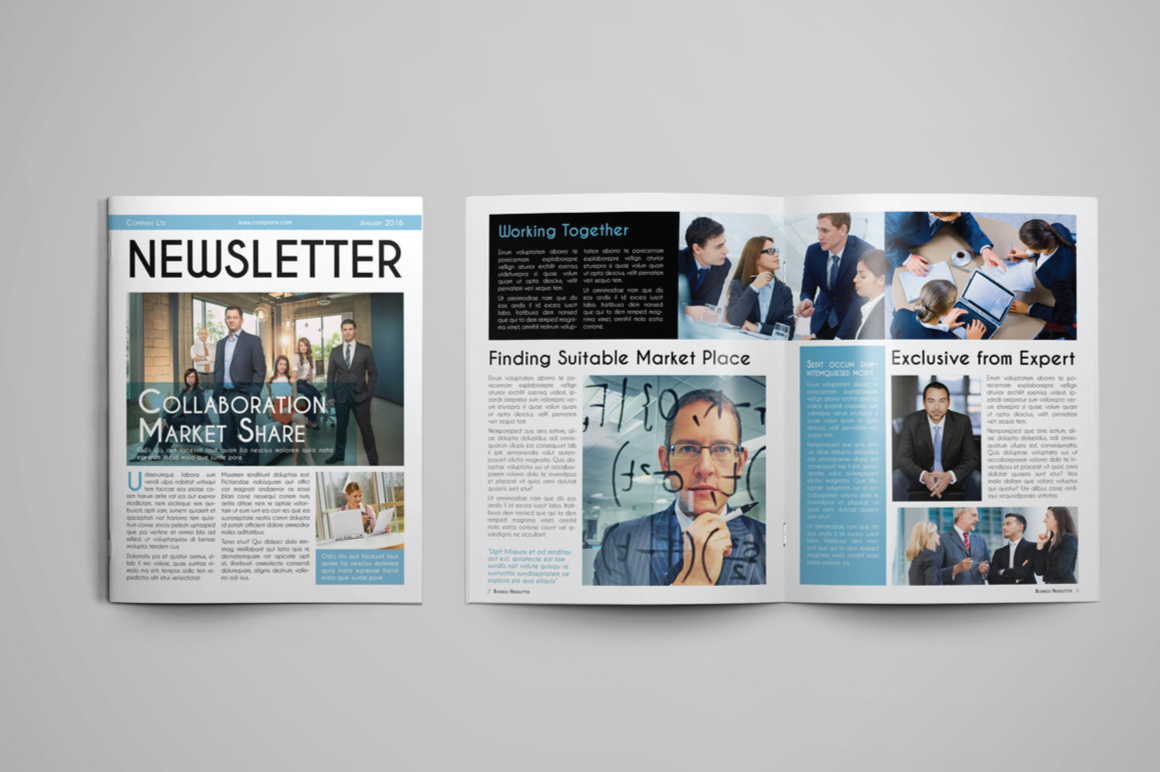 Multipurpose Newsletter Template ~ Brochure Templates on Creative Market